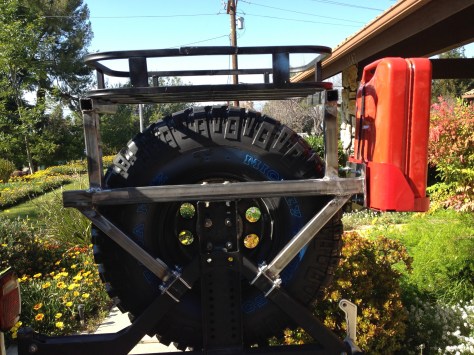 DIY Spare Tire Rack – Dirt Roads, Big Skies